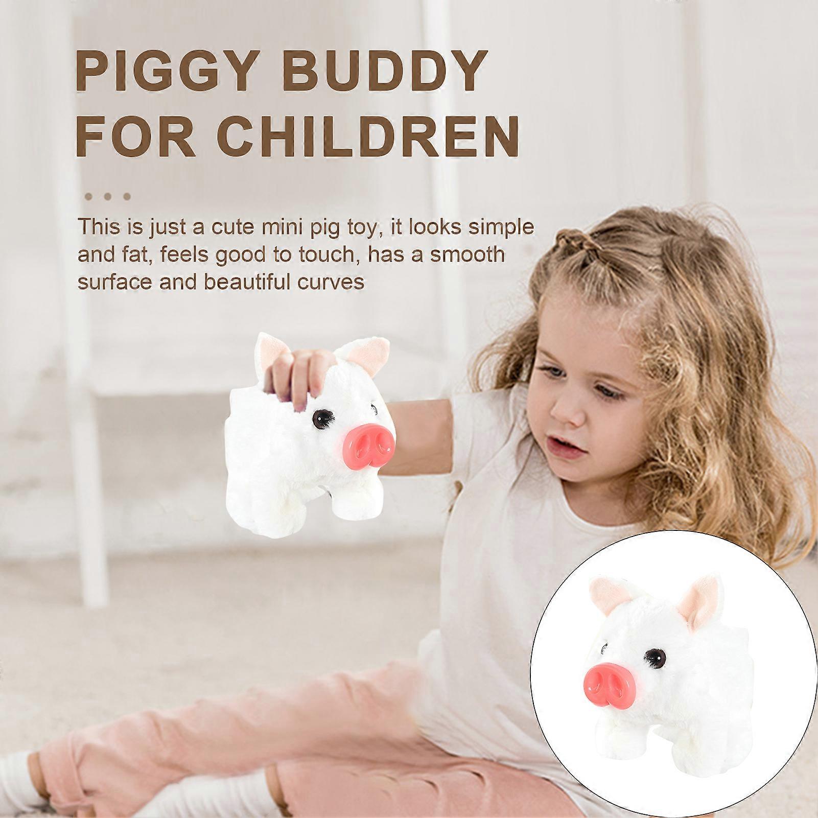 Electric Plush Pig Toy with Sound Movable Nose Mouth Interactive ...