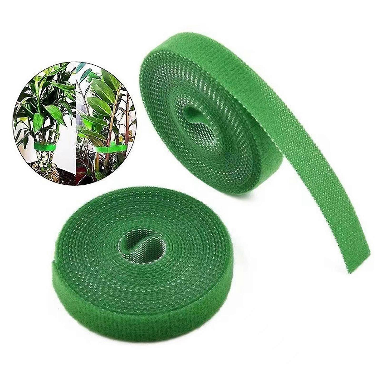 1 Roll Green Plant Straps Eco-Friendly Dual Side Reusable Garden Tape ...