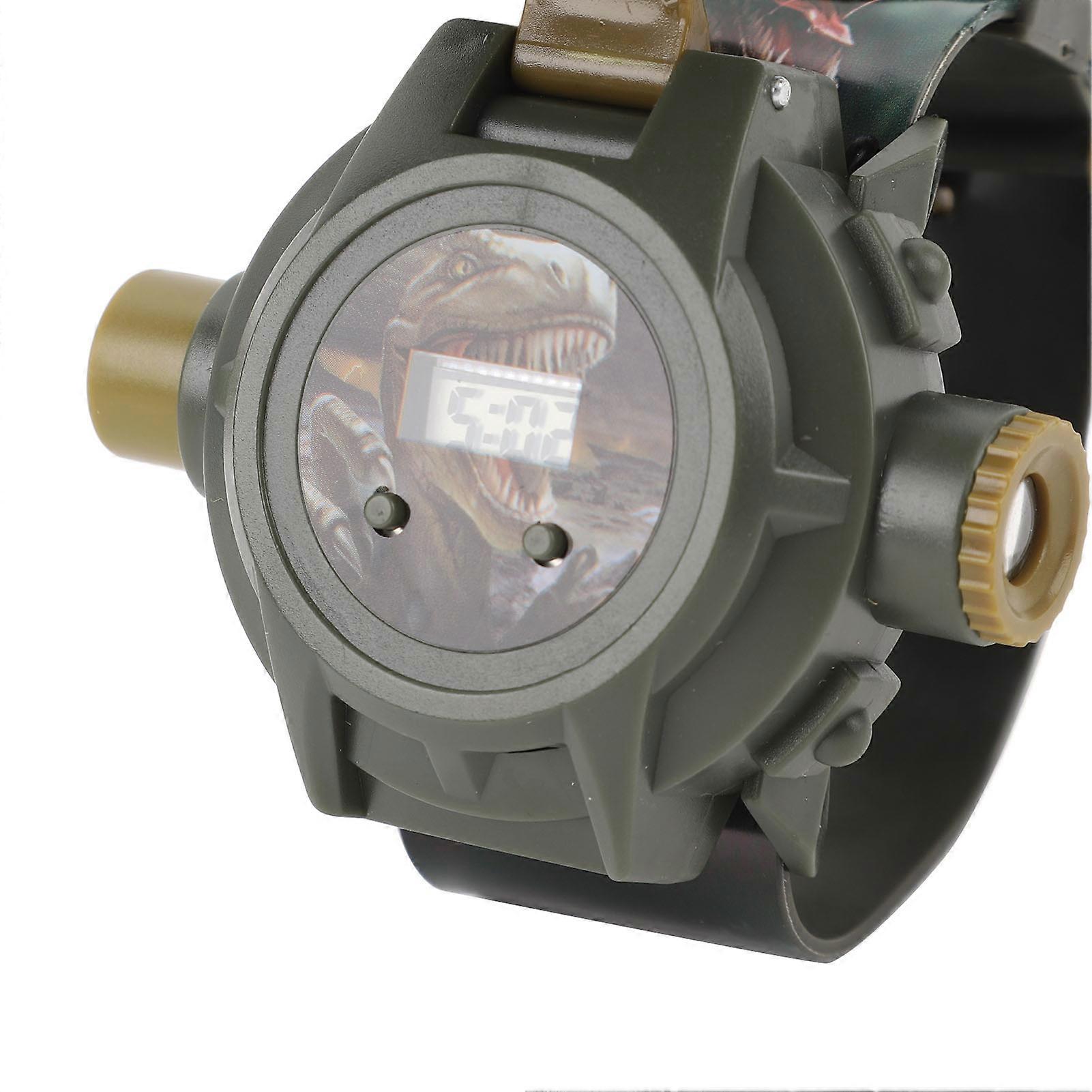 Kids Dinosaur Projection Watch Cartoon Electronic Flip Watch Toy with ...