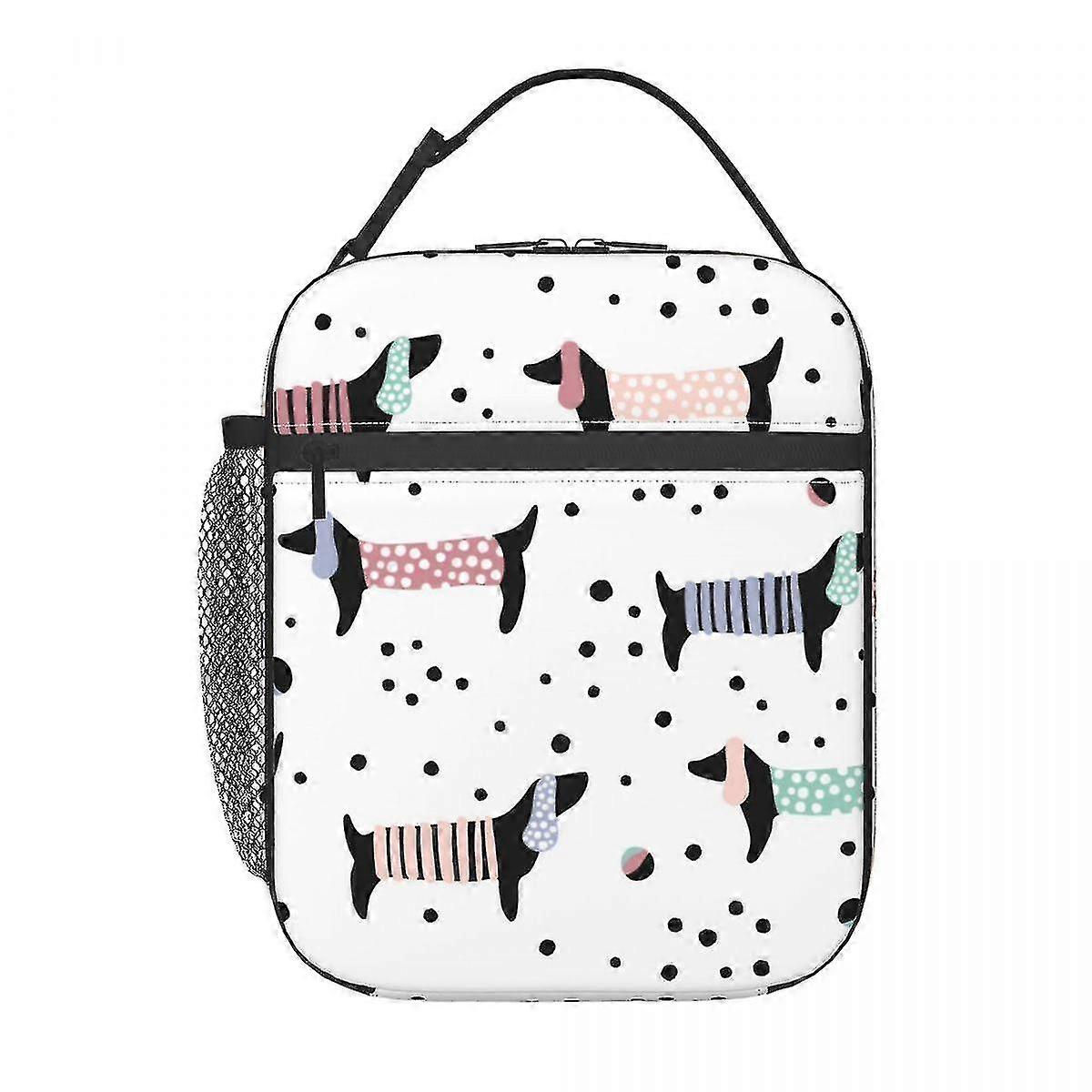 Dachshund Dog Lovers Insulated Lunch Bag For Outdoor Picnic Animal ...