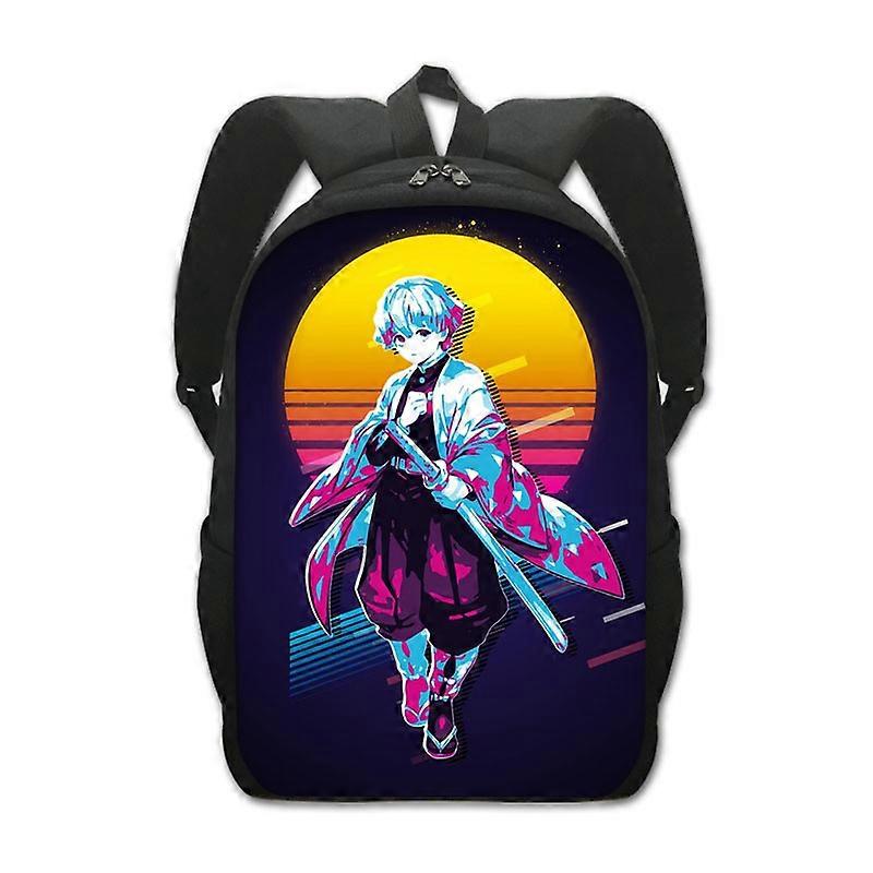 Japanese Anime Demon Slayer Backpack Kimetsu No Yaiba Children School ...
