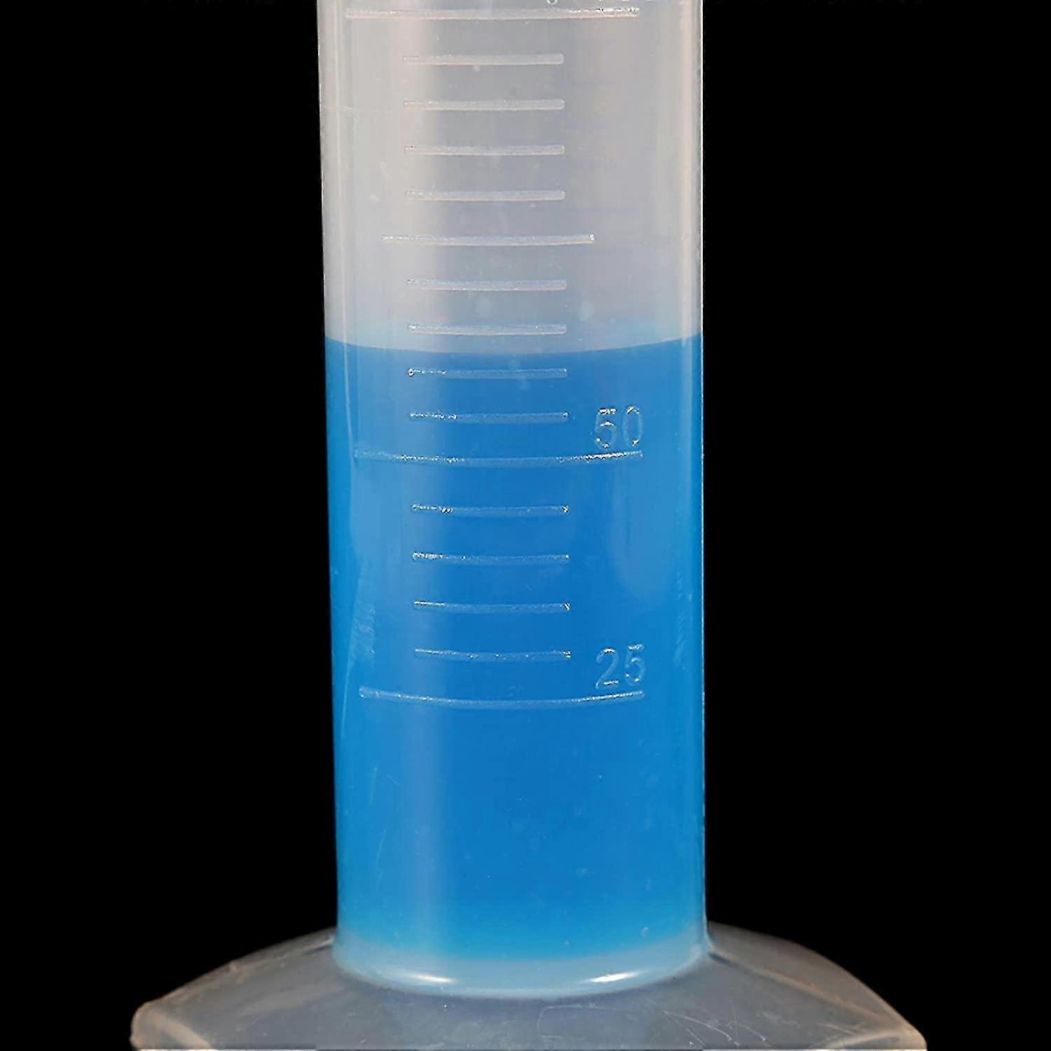 Lab Measuring Tool, 250ml Plastic Measuring Cylinder, Strip Scale Tube ...