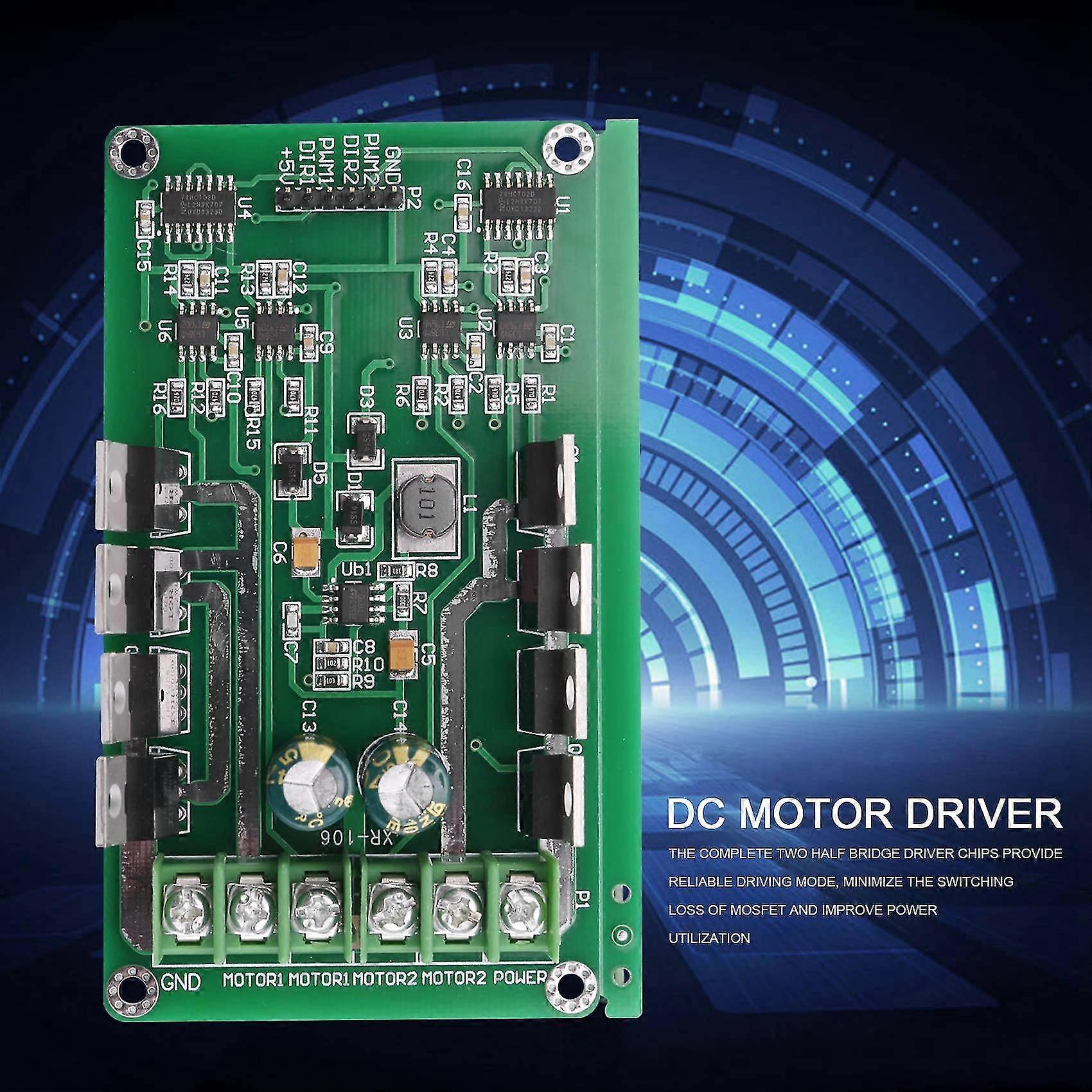 H-bridge Dc Dual Motor Driver Pwm Module Dc 3~36v 15a 30a Irf3205 High ...
