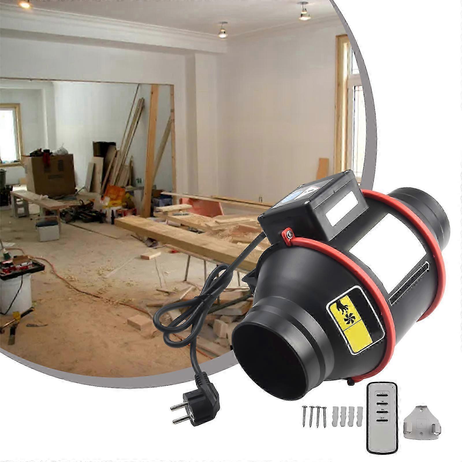 Flue Exhaust Fan 100mm Inline Duct Fan Extractor Fan With Variable ...