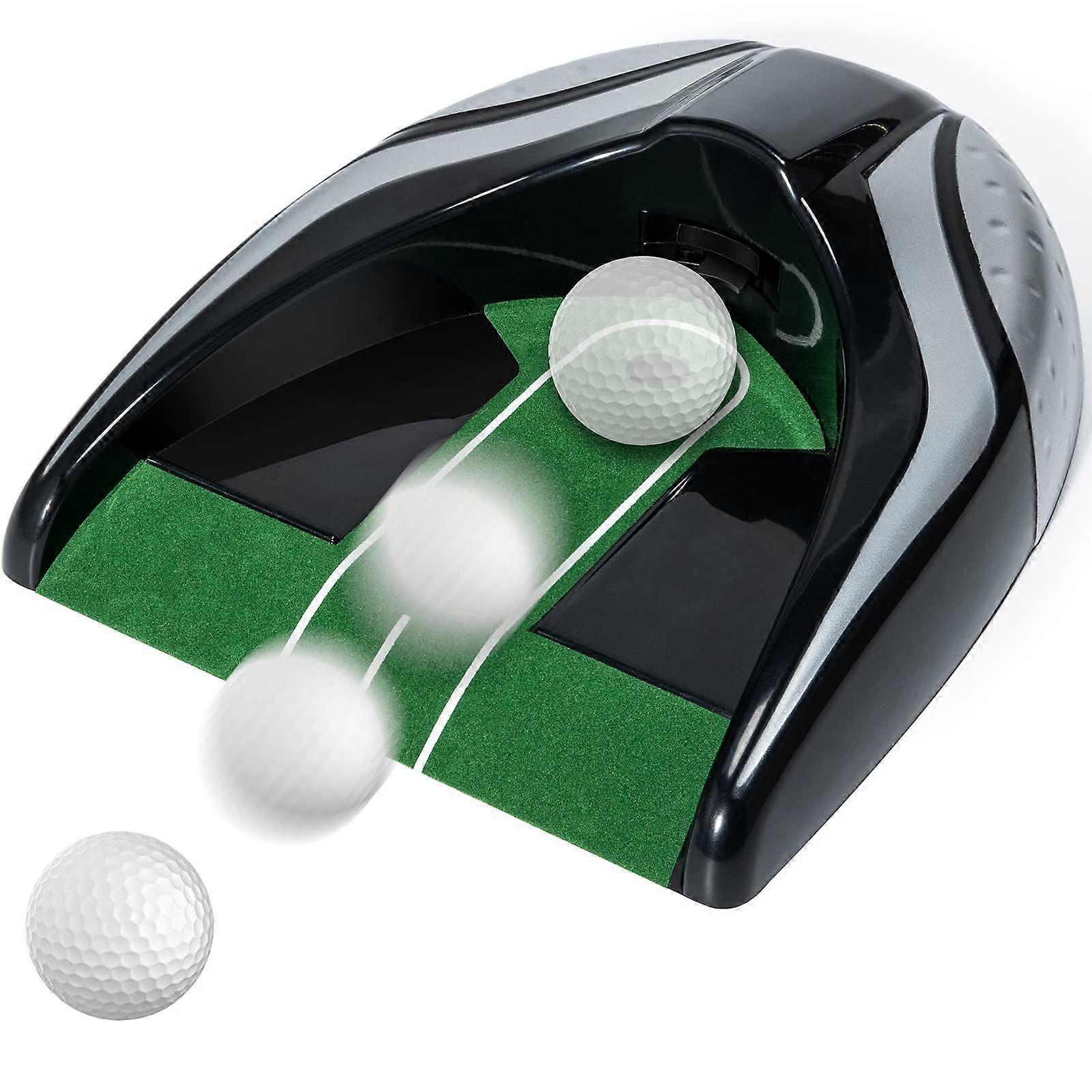 Golf Automatic Putting Cup with Adjustable Gravity Ball Return, Battery ...