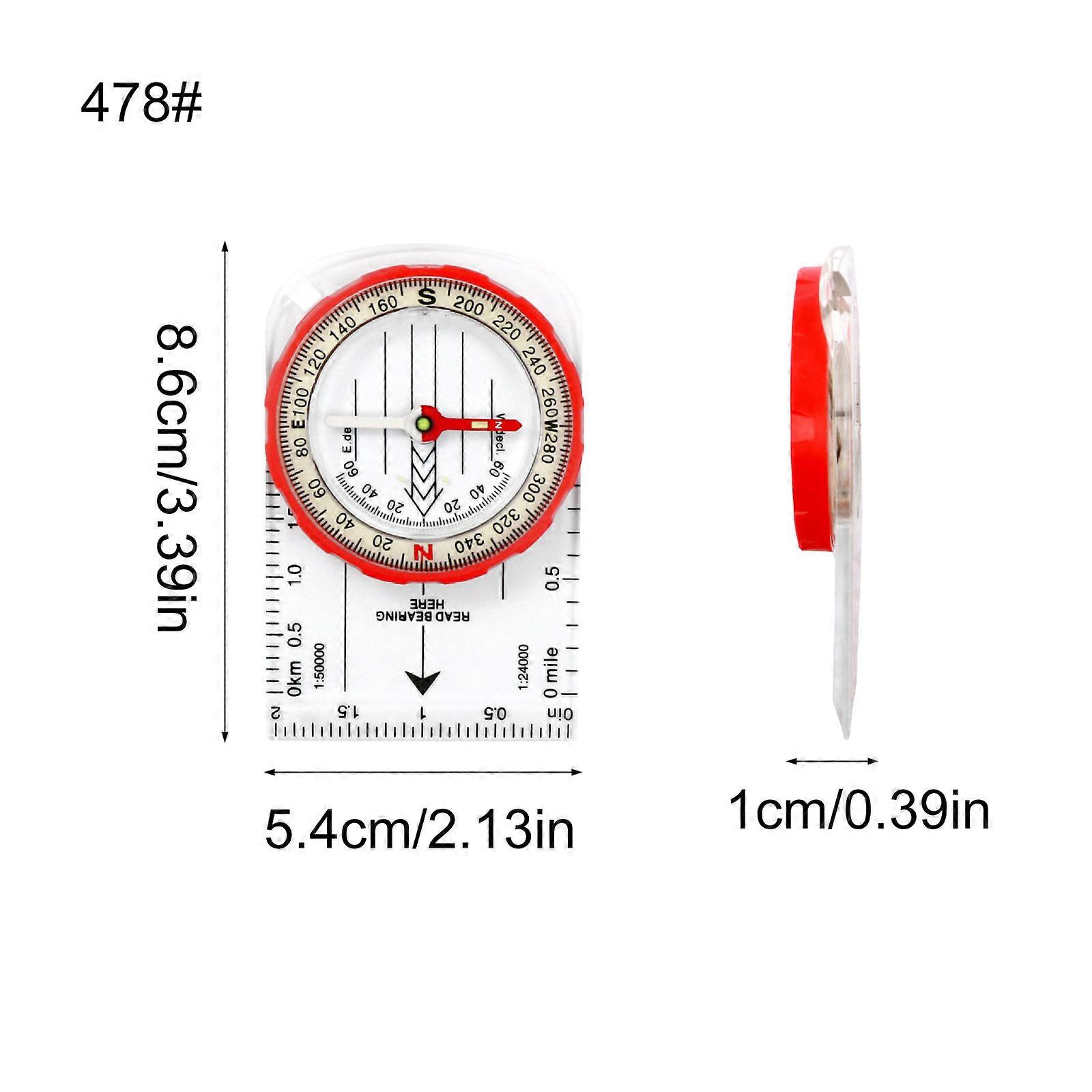 Multifunctional Compasses Navigation Compasses Map Ruler Magnifier ...