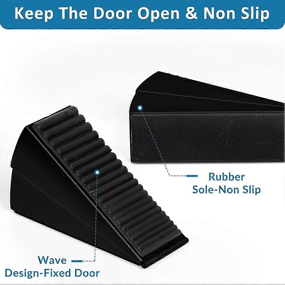 Heavy Duty Door Stopper,2Pack Adjustable Spring Large Door Stopper, 3in ...