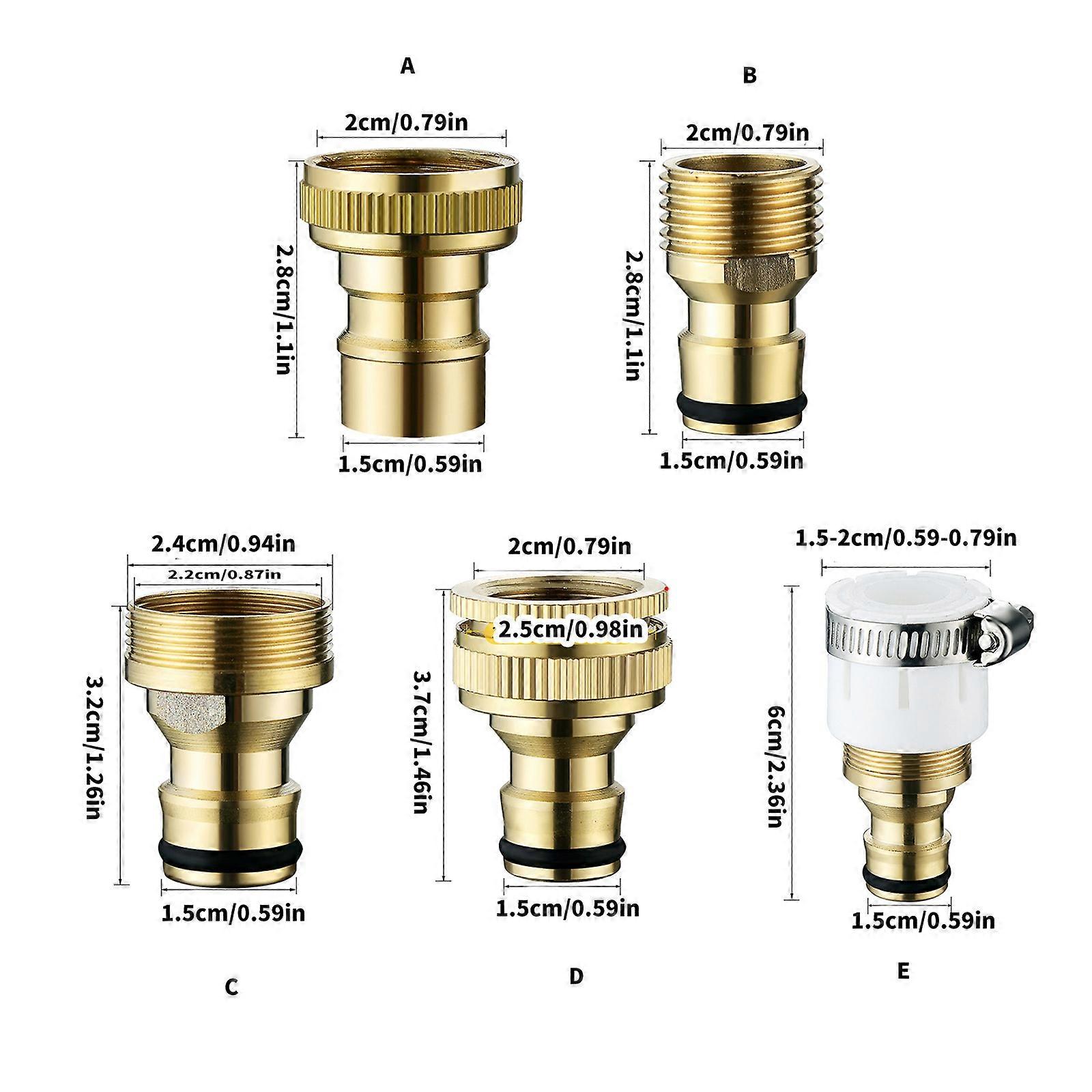 Multipurpose Convenient Faucet Connectors for Mixers Tap Hose Adapter ...