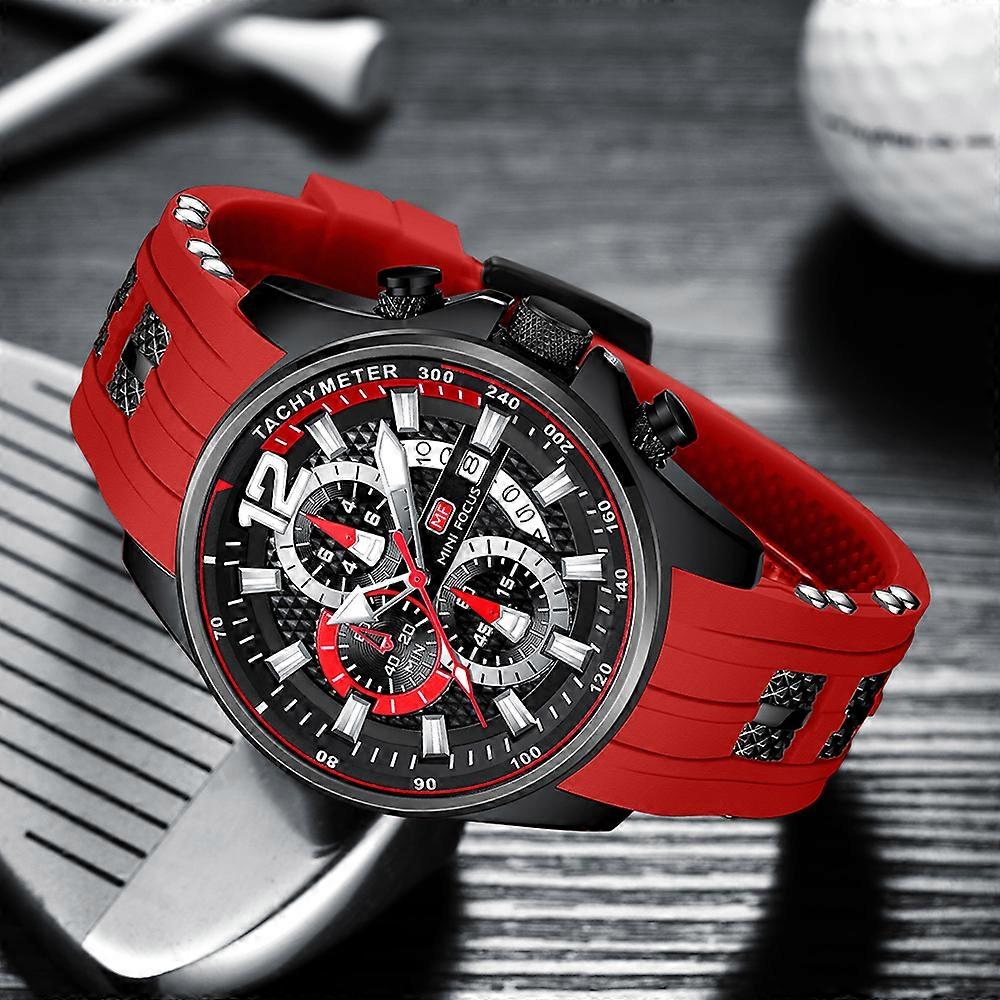 MINI FOCUS Fashion Waterproof Mens Watches Top Brand Luxury Chronograph ...