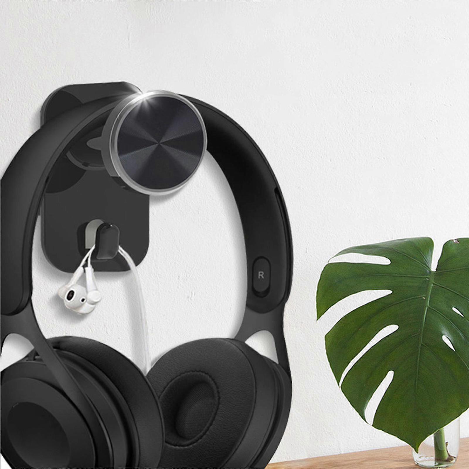 Headphone Wall Mount Holder Gaming Headset Holder Frame Earphone ...