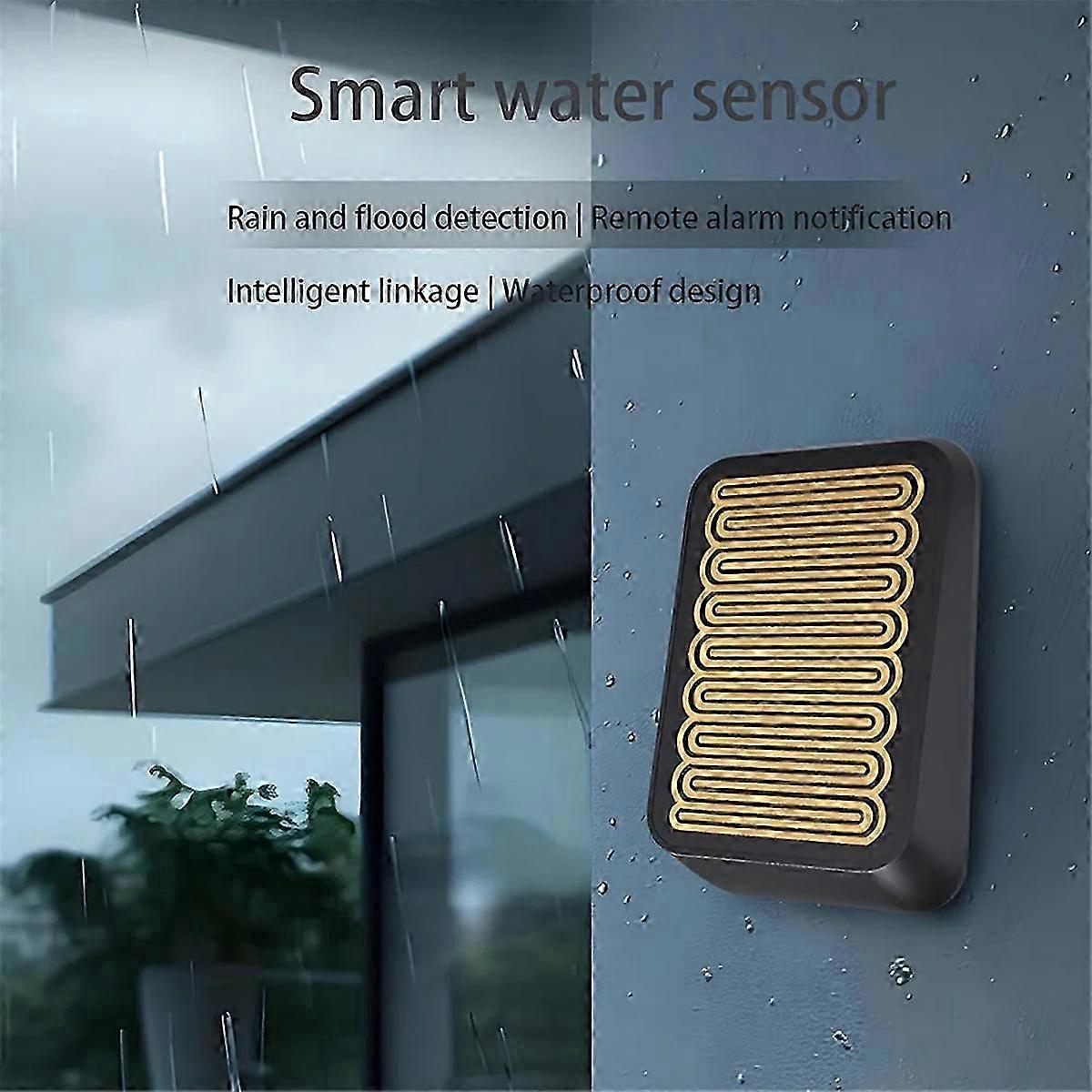 Smart Home Zigbee Solar Rain Sensor Wireless App Control Real-Time Rain ...