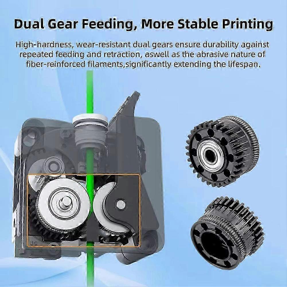 Extruder Gear for Creality K2 Plus 3D Printer - All Metal Filament ...