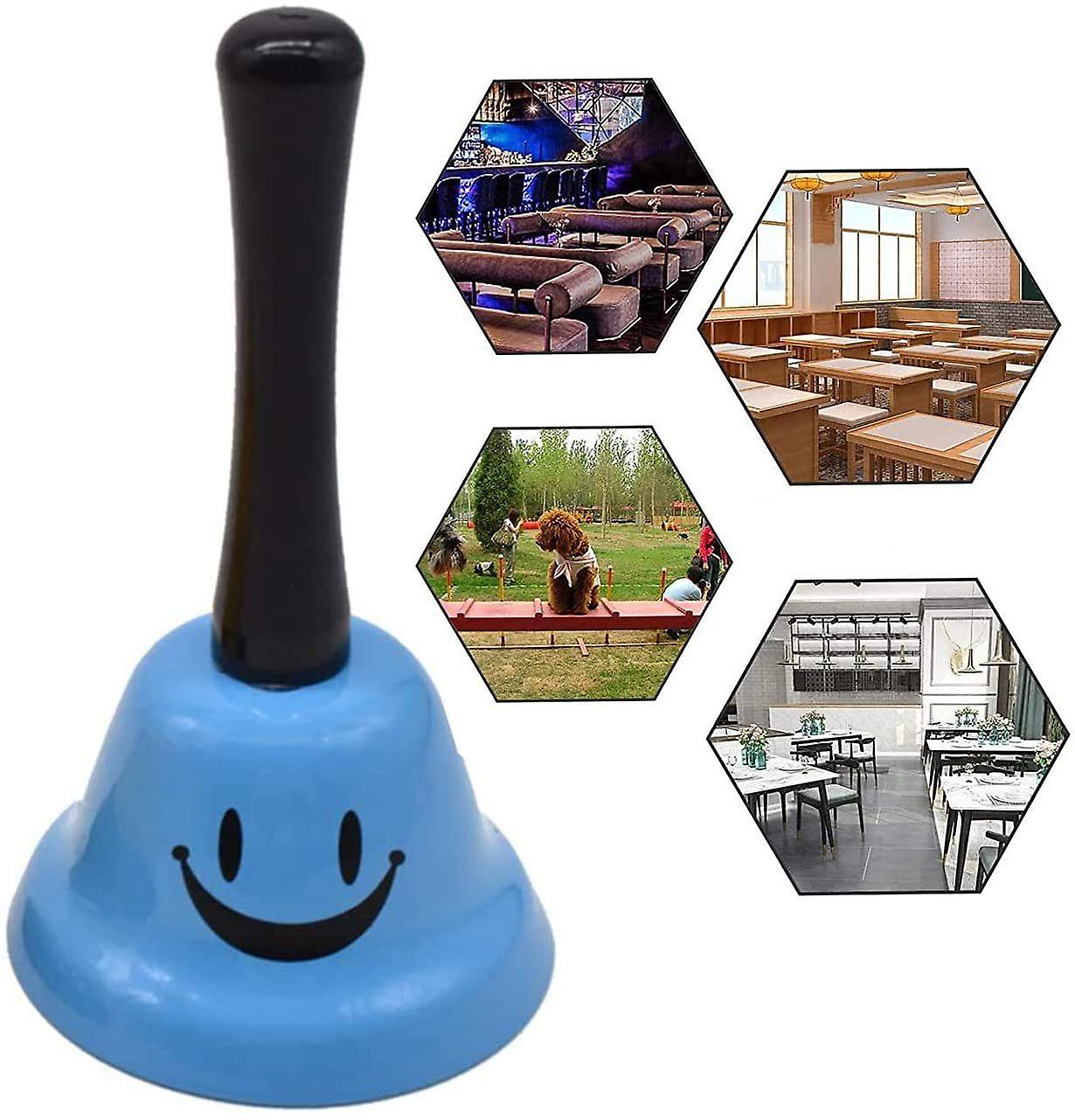 3 Pack Desk Bells Resepsjon Bells, Metal Hand Bells Desk Bells Smile ...