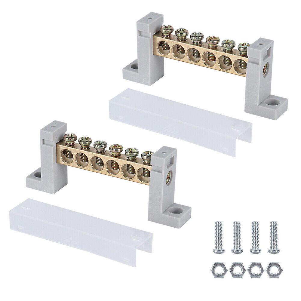 7-shape Terminal Copper Bar High Hardness Power Distribution Earthing ...