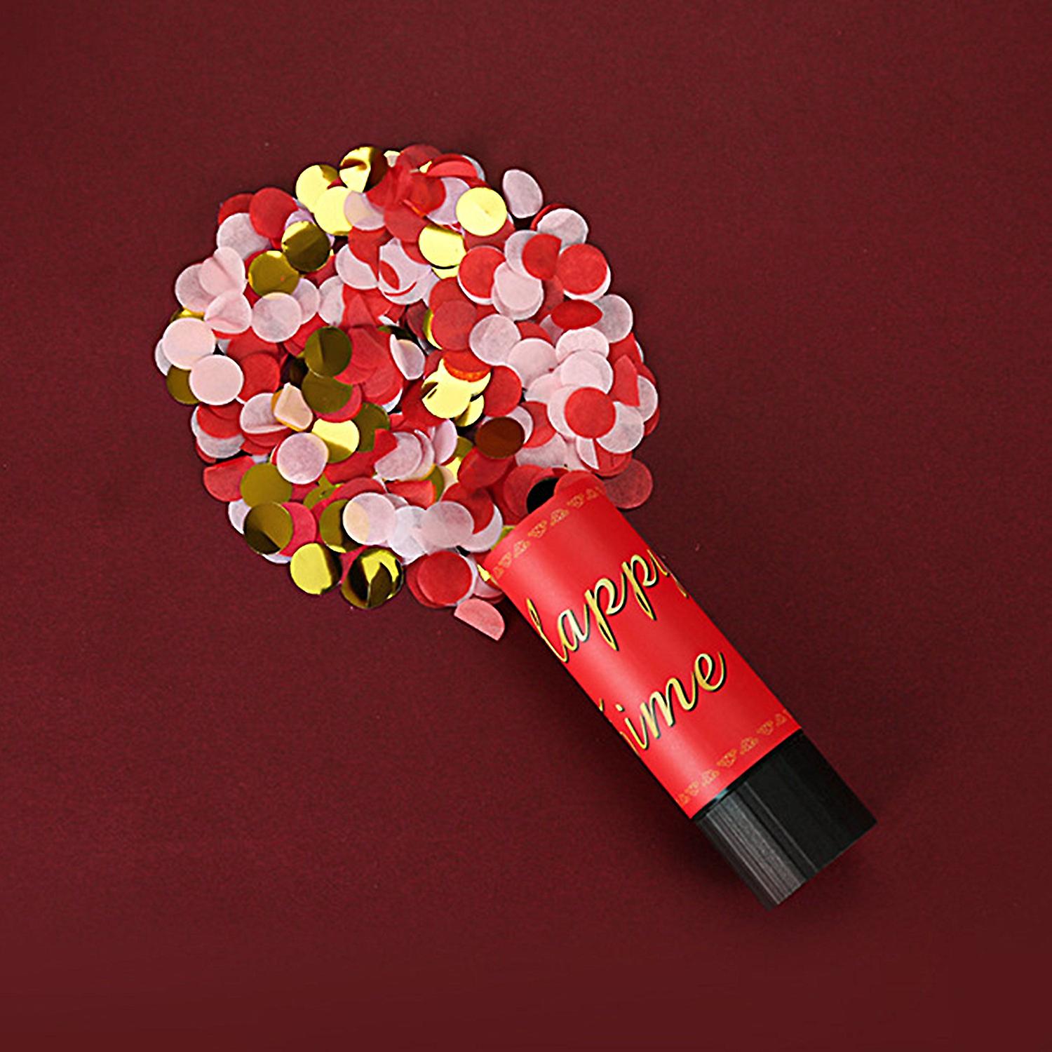 Mini Handheld Confetti Poppers Colorful Charming Confetti Cannon Salute ...