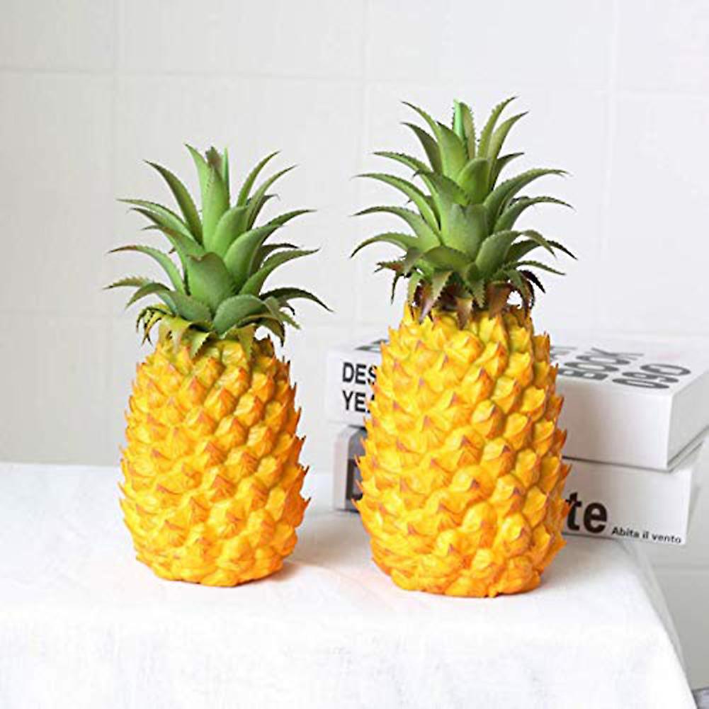 Artificial Plastic Fruits Fake Pineapple Home Ornament Decor Party Display Prop | Fruugo UK