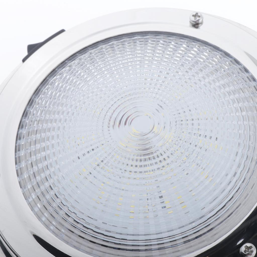 Stainless Steel Marine Boat LED Ceiling Cabin Dome Interior Light 12V 3 ...