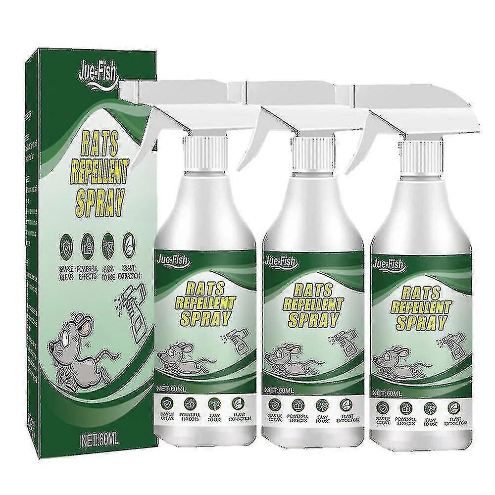 3x Peppermint Repellent Mice Repeller Mouse Repellent Spray Natural ...