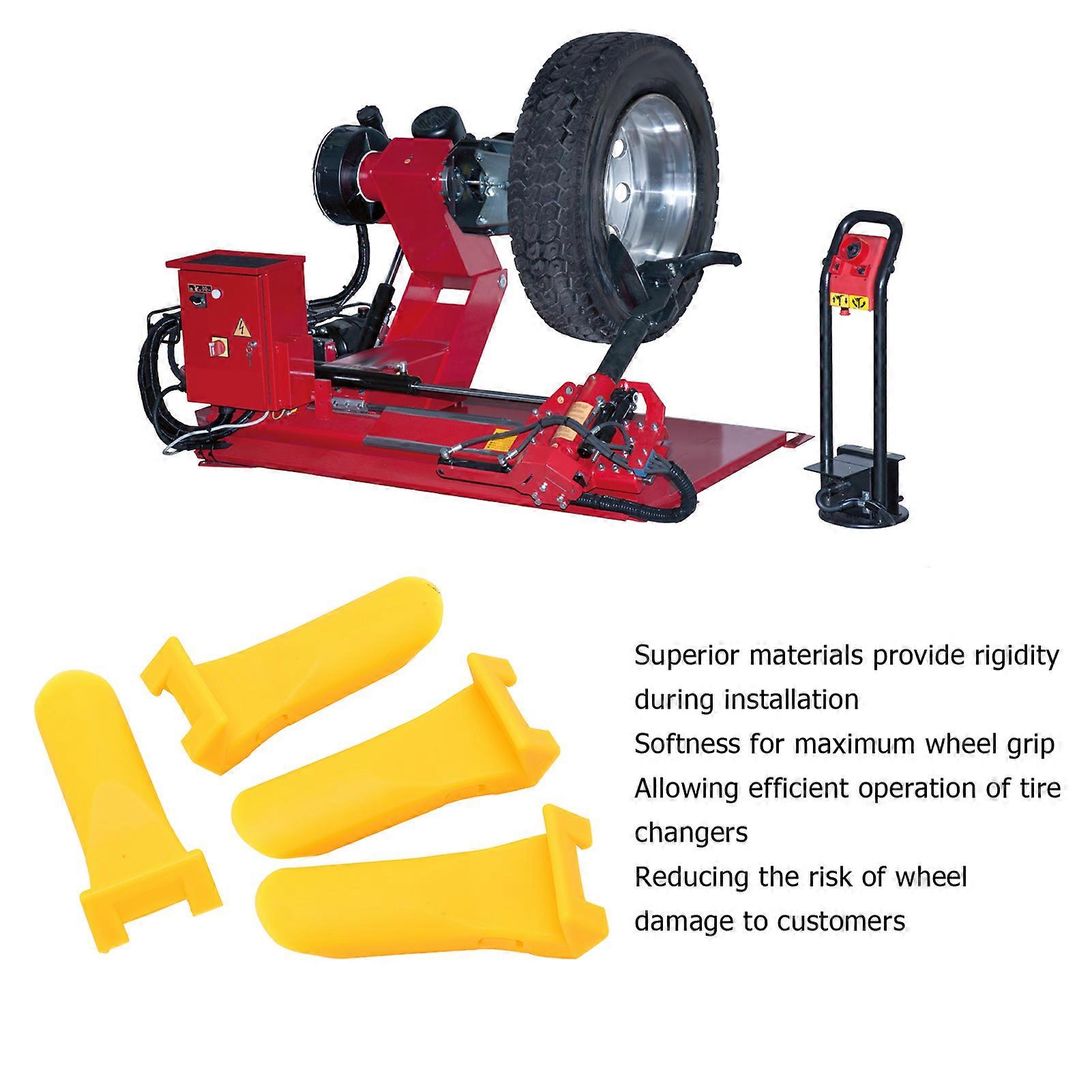 4Pcs Wheel Rim Guards Protectors Plastic Inserts Jaw Clamp Cover ...