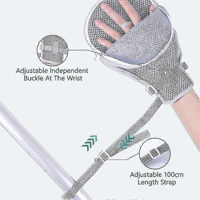 Restraint Gloves - Set Of 2, Hand Gloves For Dementia Patients Or ...