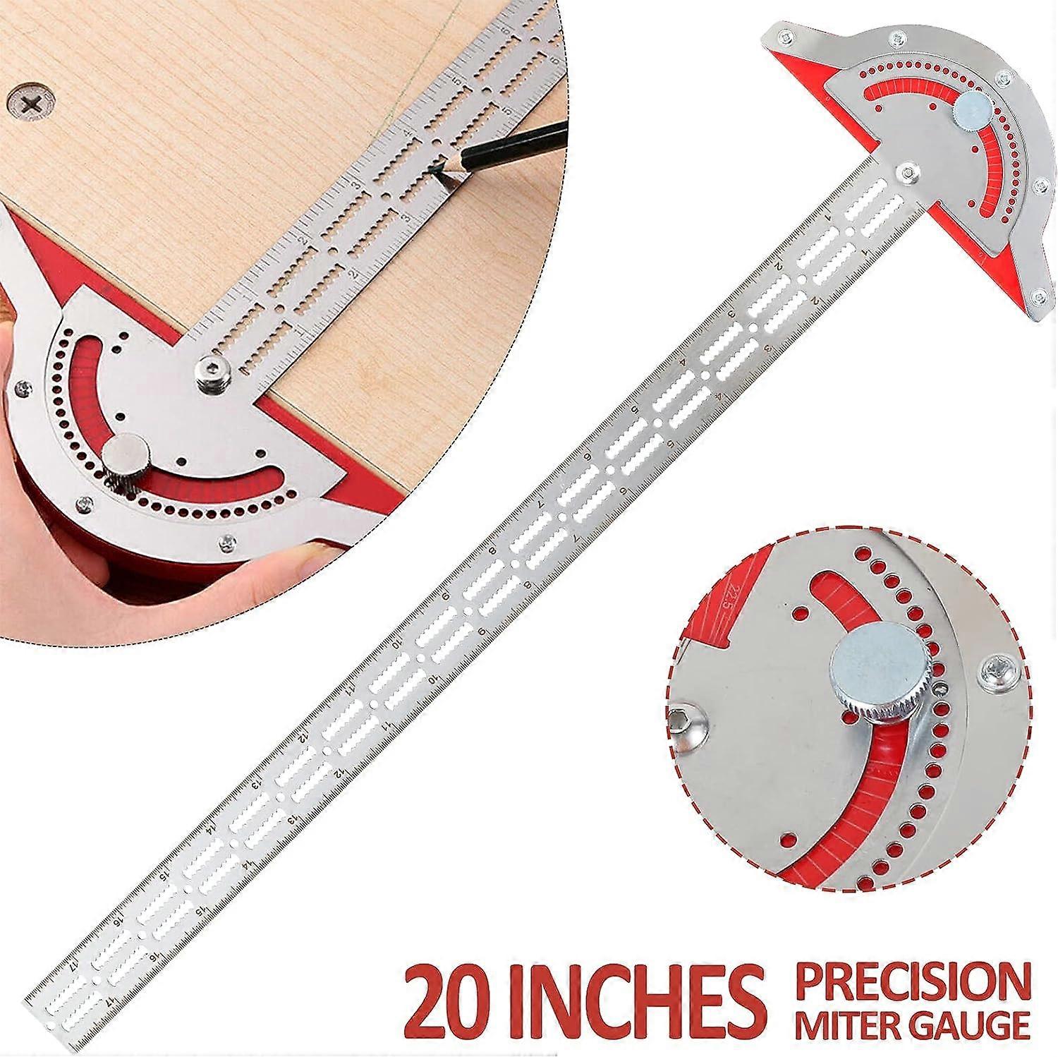 Woodworkers Edge Rule 0-70 Adjustable Protractor Stainless Steel ...