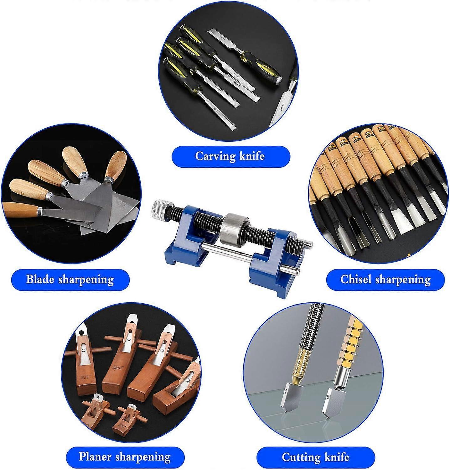 1 Pack Chisel Sharpener Guide Carbon Steel Honing Guide Jig Clamping ...