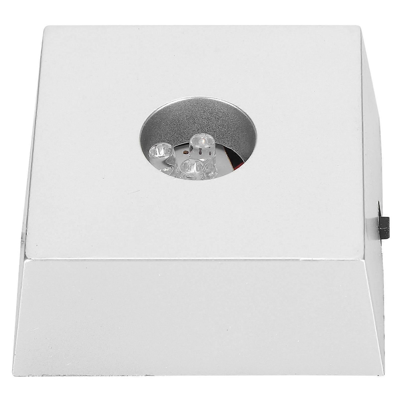 7 Colorful LED Light Base Display Stand Crystal Light Holder Small ...