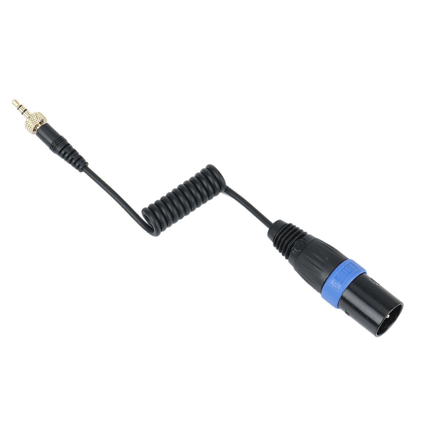 Locking Type 3.5mm to 3.5mm TRS to XLR Male Microphone Output Cable for ...