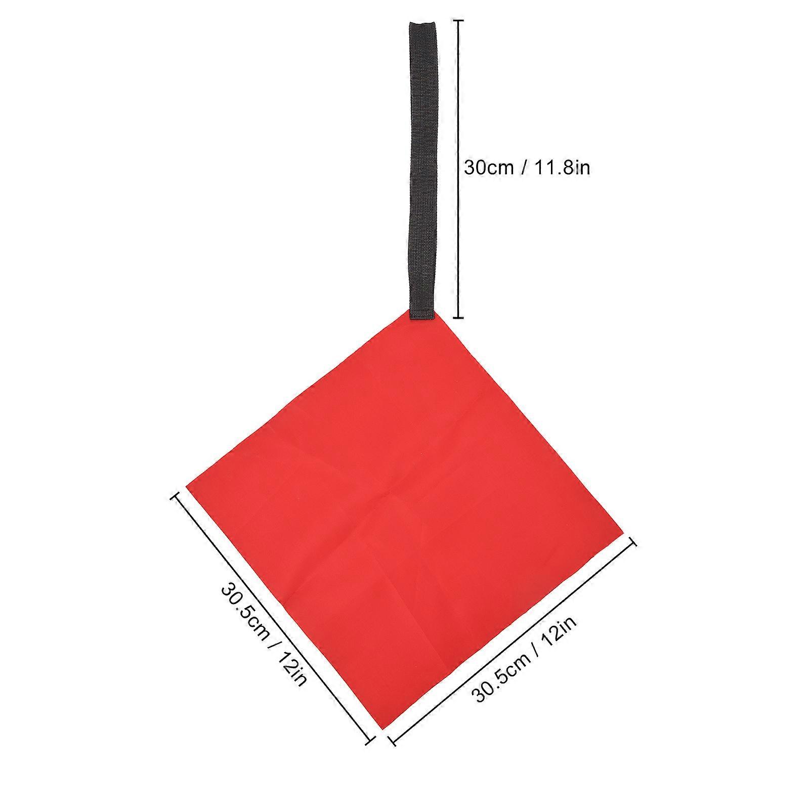 2pcs Kayak Tow Flags Red Safety Hooked Kayak Flag for Boat Canoe ...