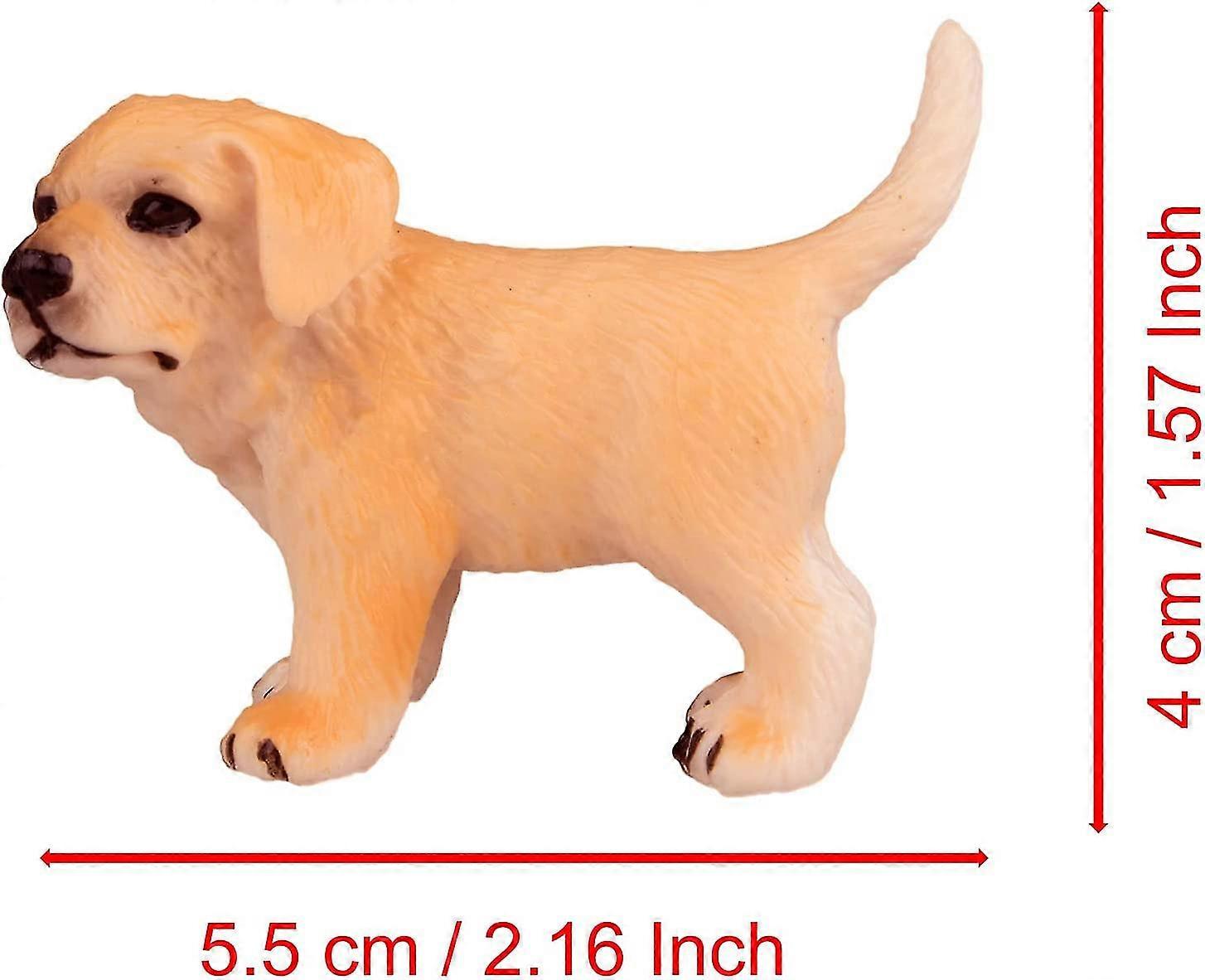 10pcs Dog Figurines Playset, Realistic Detailed Plastic Puppy Figures ...