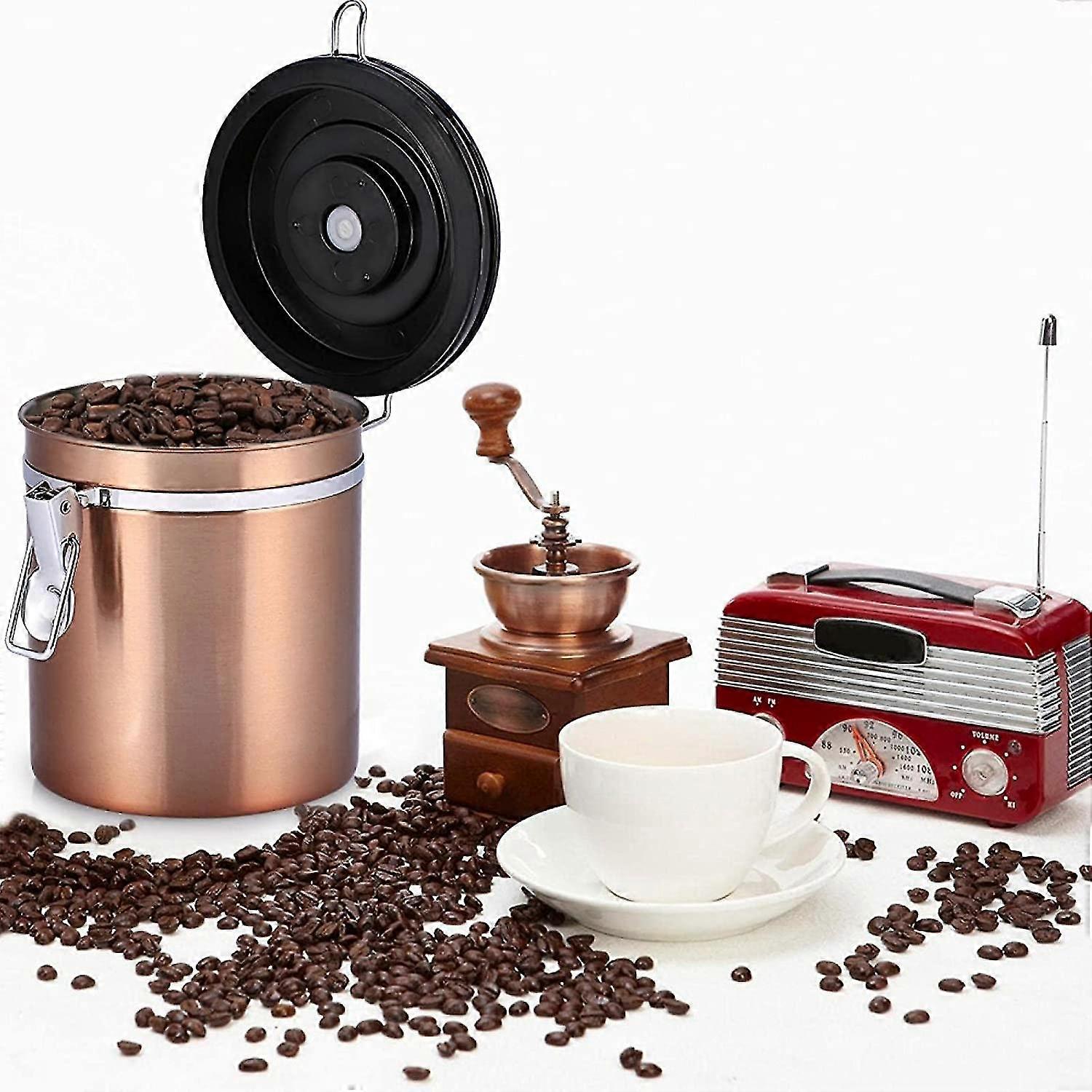 Coffee Storage Container, Coffee Beans Container Storage Box 1.5l ...