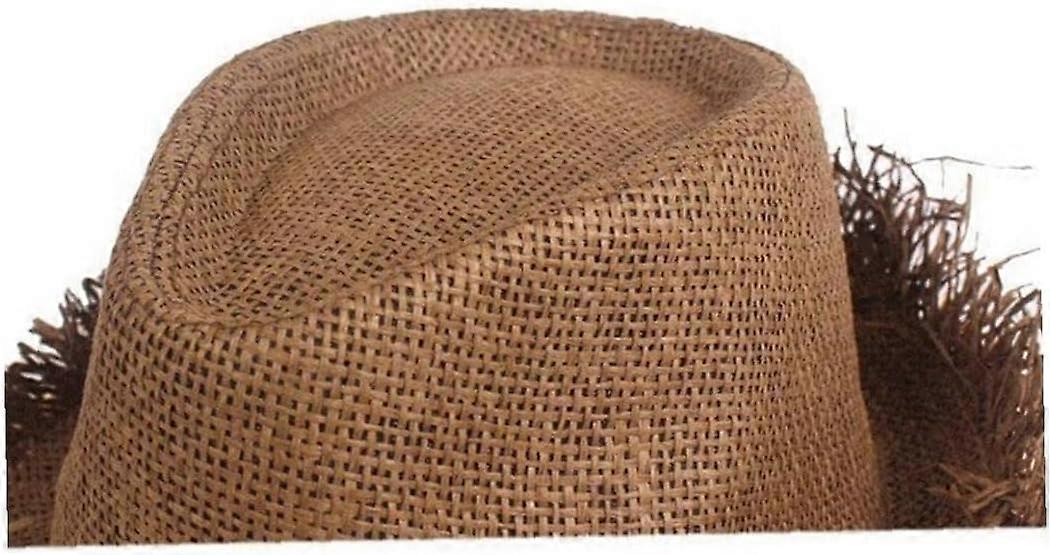 Mens Womens Straw Beachcomber Hat Gents Hawaiian Fancy Sombrero Hat ...