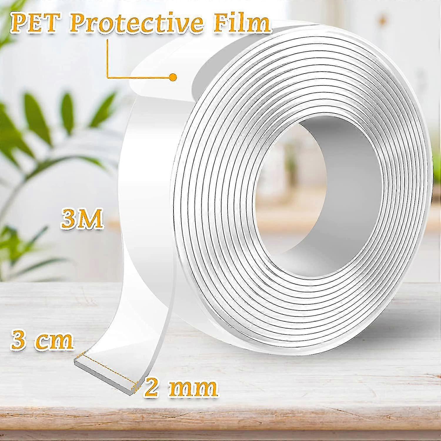 Super Strong Double-sided Tape, No Need To Drill Strong Transparent ...