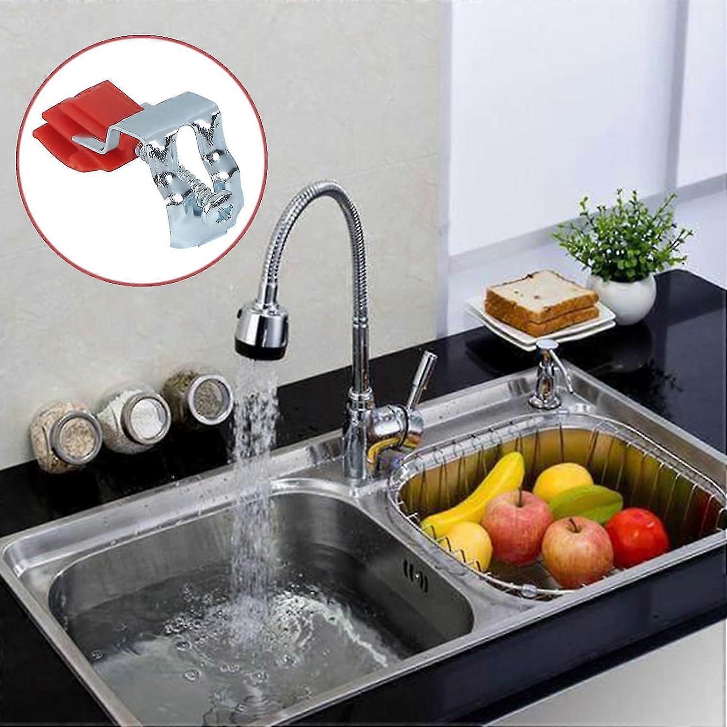 10pcs Adjustable Stainless Steel Sink Fixing Clips for Kitchen Bathroom ...