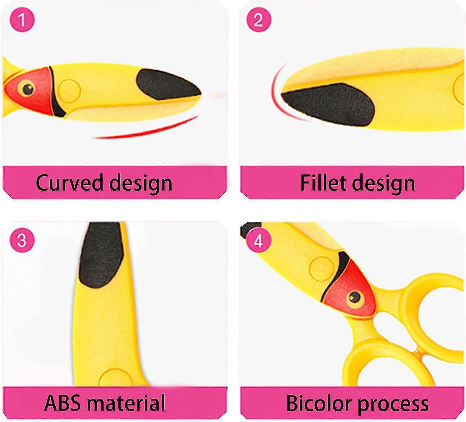 1 Piece Safety Scissors, Plastic Safety Scissors, Paper Cutting ...