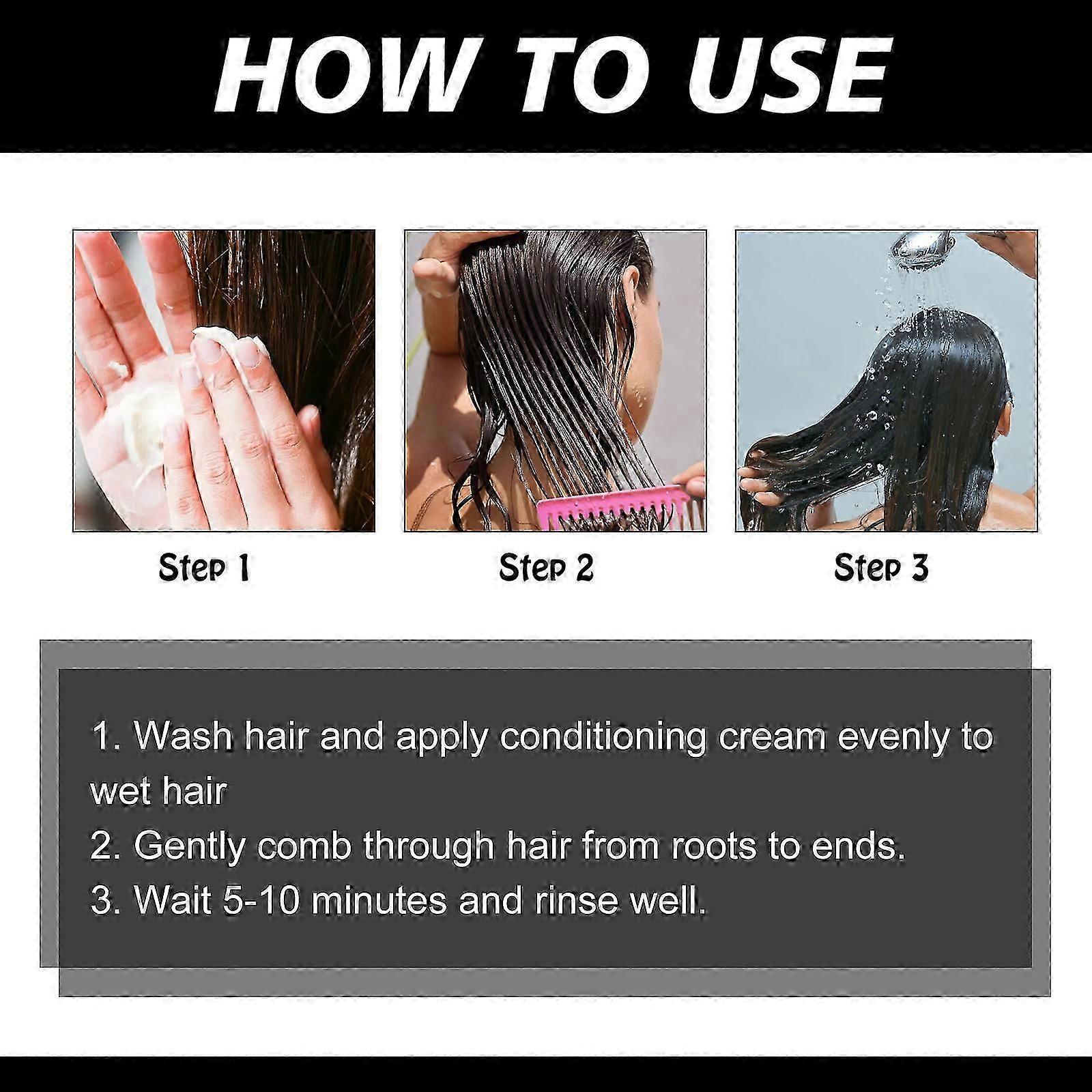 Hair Mask - 8 Seconds Revitalizes Hot Dyeing Damaged Hair Mask ...