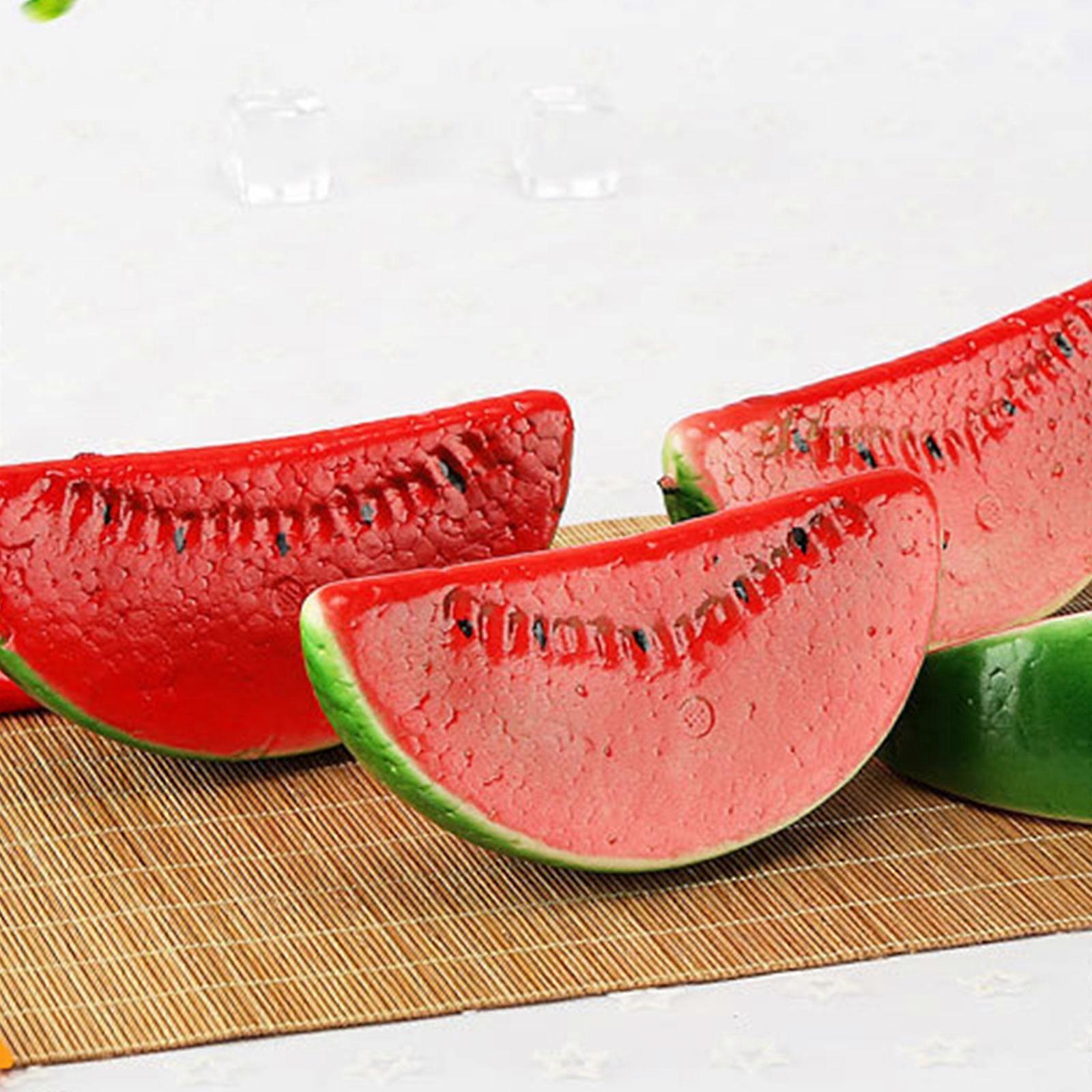 Artificial Water Melon Simulation Fruit Model Lifelike Food Display ...