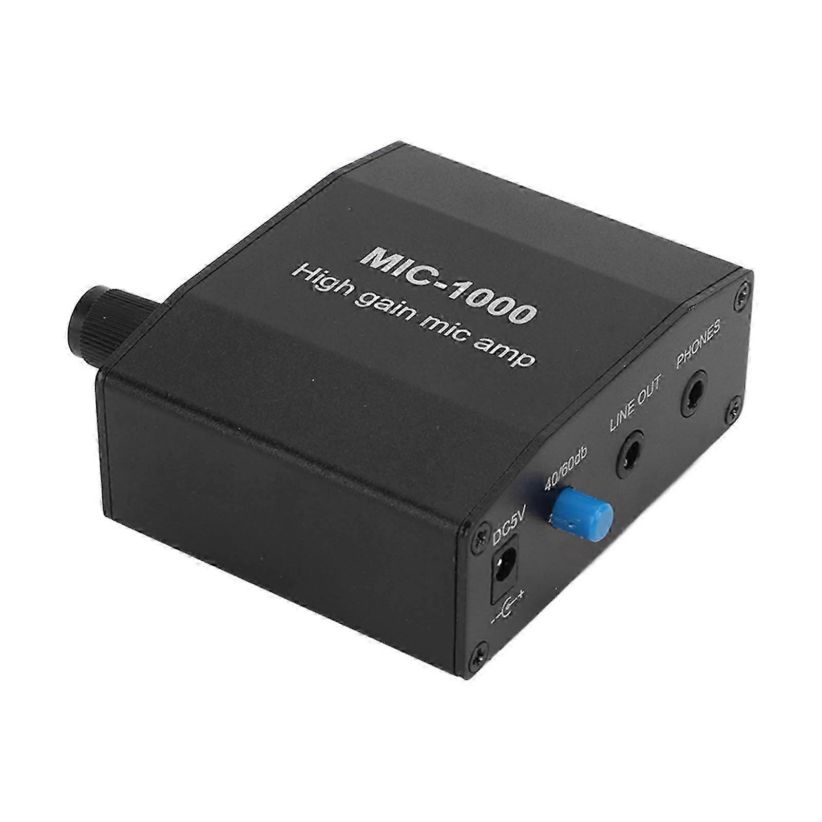 Microphone Amplifier Mic o Amp High Gain 1000 Times Amplification ...