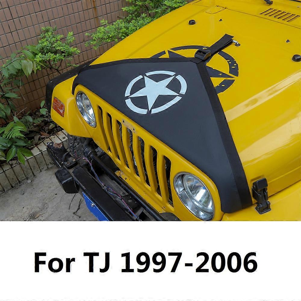 Engine Bonnet Cover for Jeep Wrangler TJ 1997-2006 Canvas Car Front ...