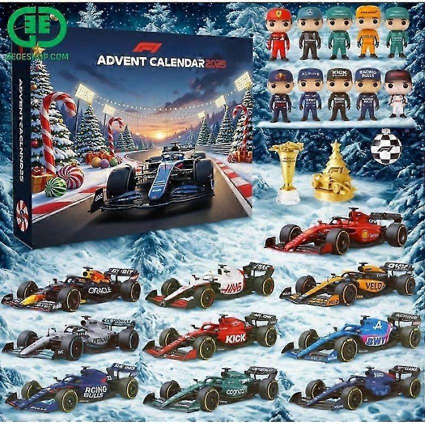 F1 Racing Advent Calendar Blind Box 24 Days Countdown | Fruugo UK