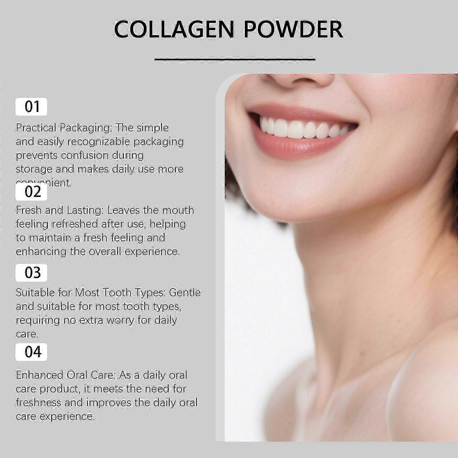 Collagum Smile Strengthening Collagen Powder, Collagen Tooth ...