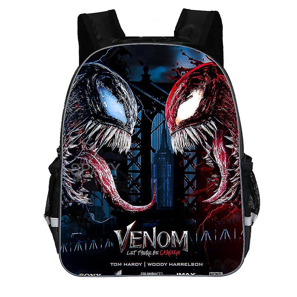 Superhero Venom Schoolbag Travel Backpack Shoulder Bag Black Primary ...