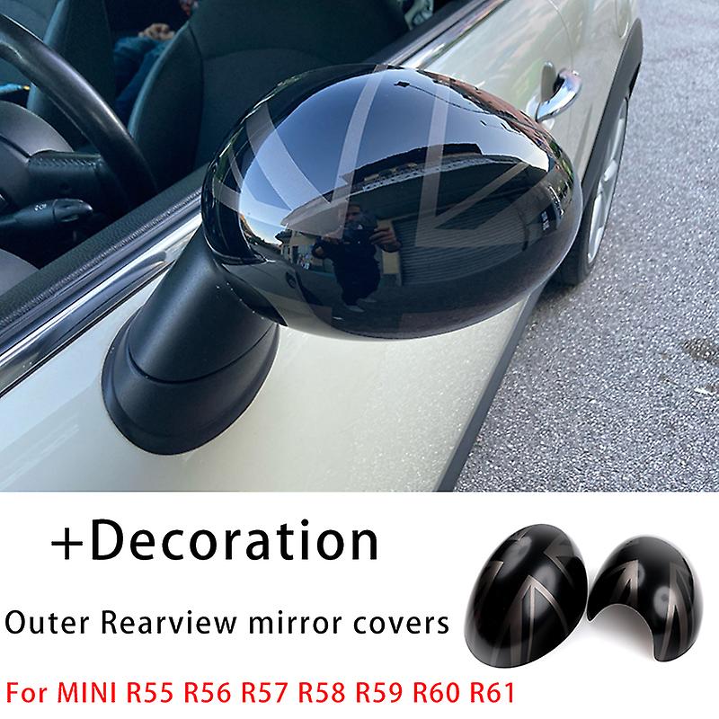 The Black Flag Rear View Mirror Covers For Mini Countryman Cooper S ...