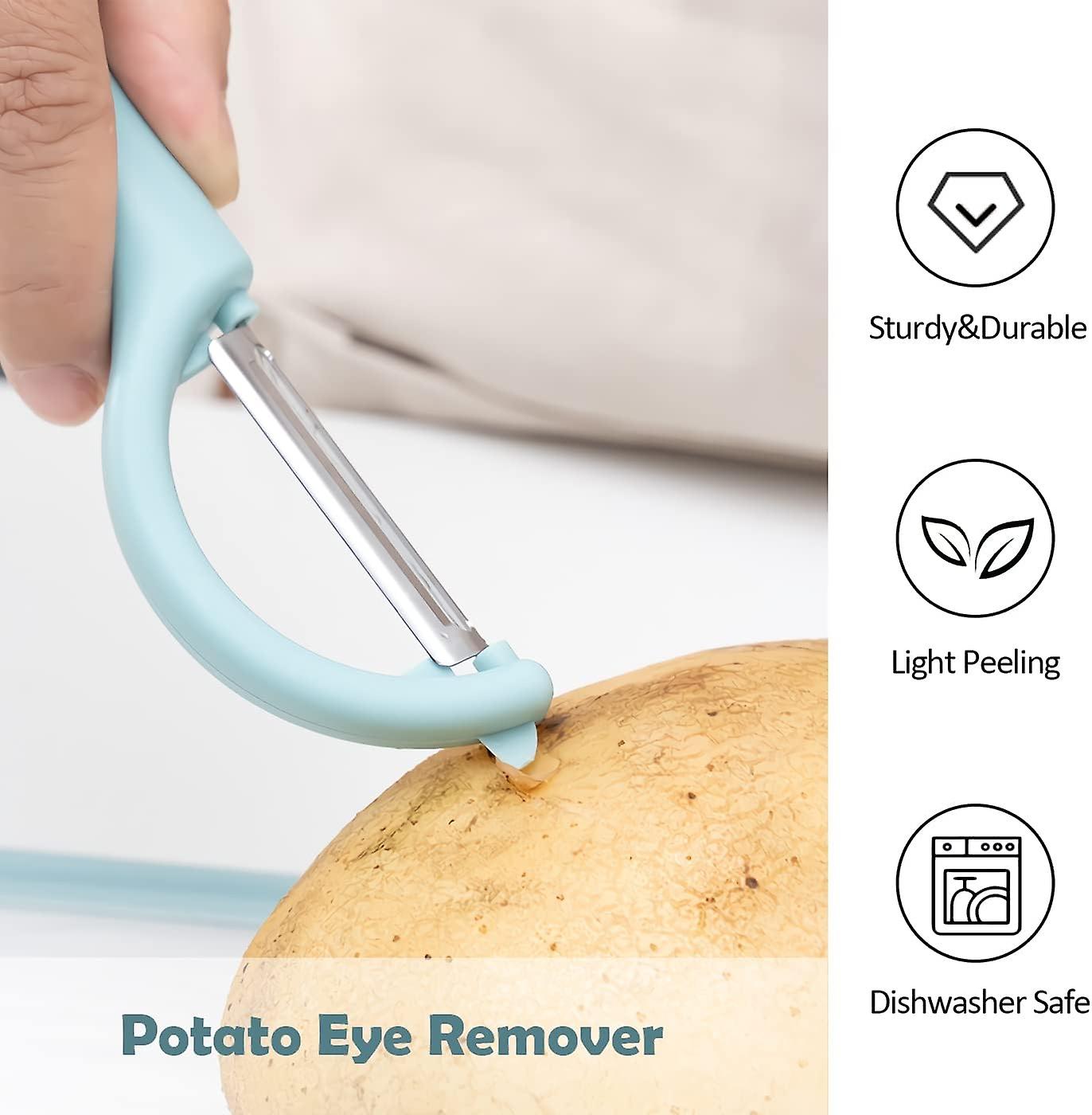 Vegetable Potato Peelers For Kitchen - Set Of 2 Fruit Carrot Veggie Peelers With Y & I Shaped ...