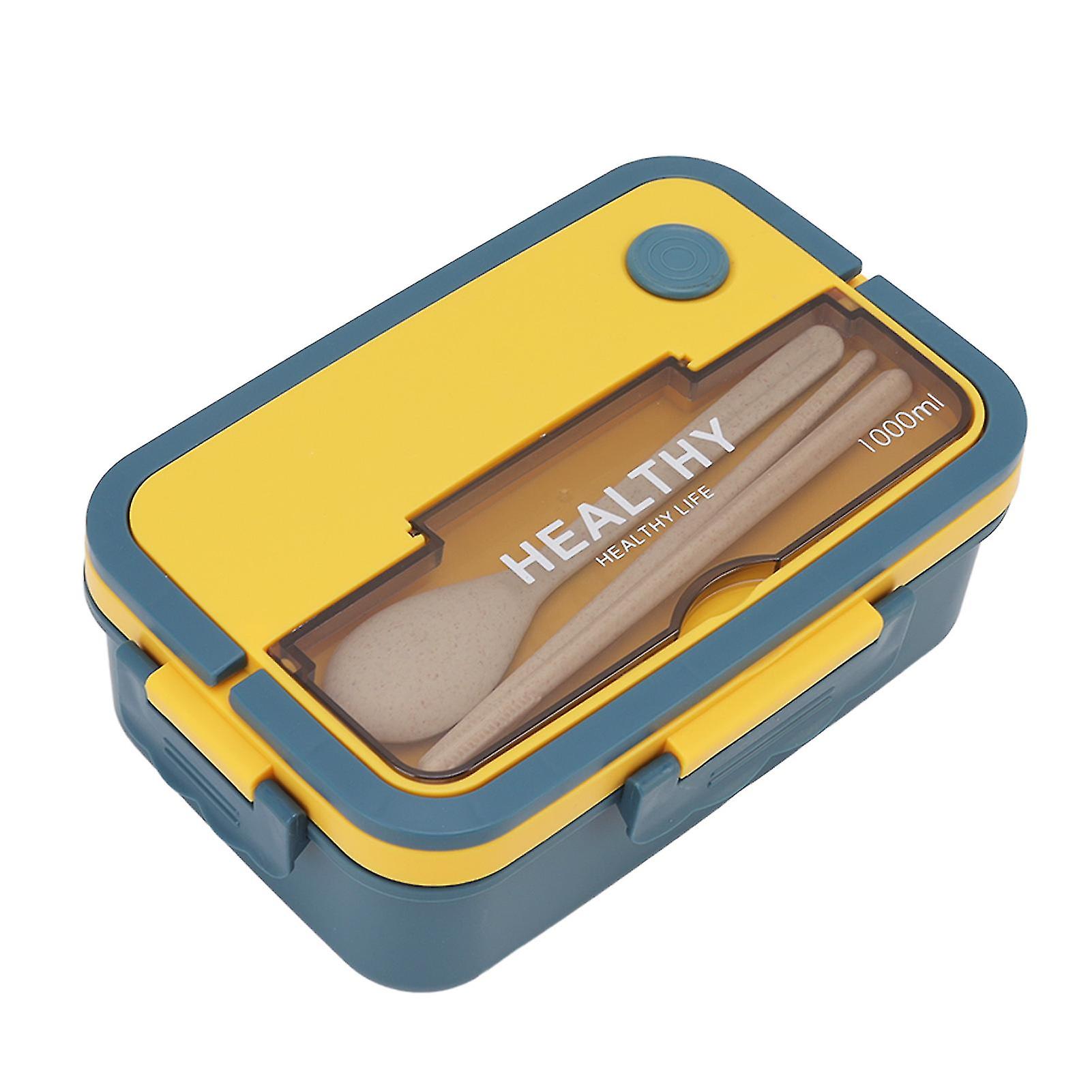 Plastic 3 Compartment Lunch Box 1000ml 3Compartment Lunch Box for Kids ...