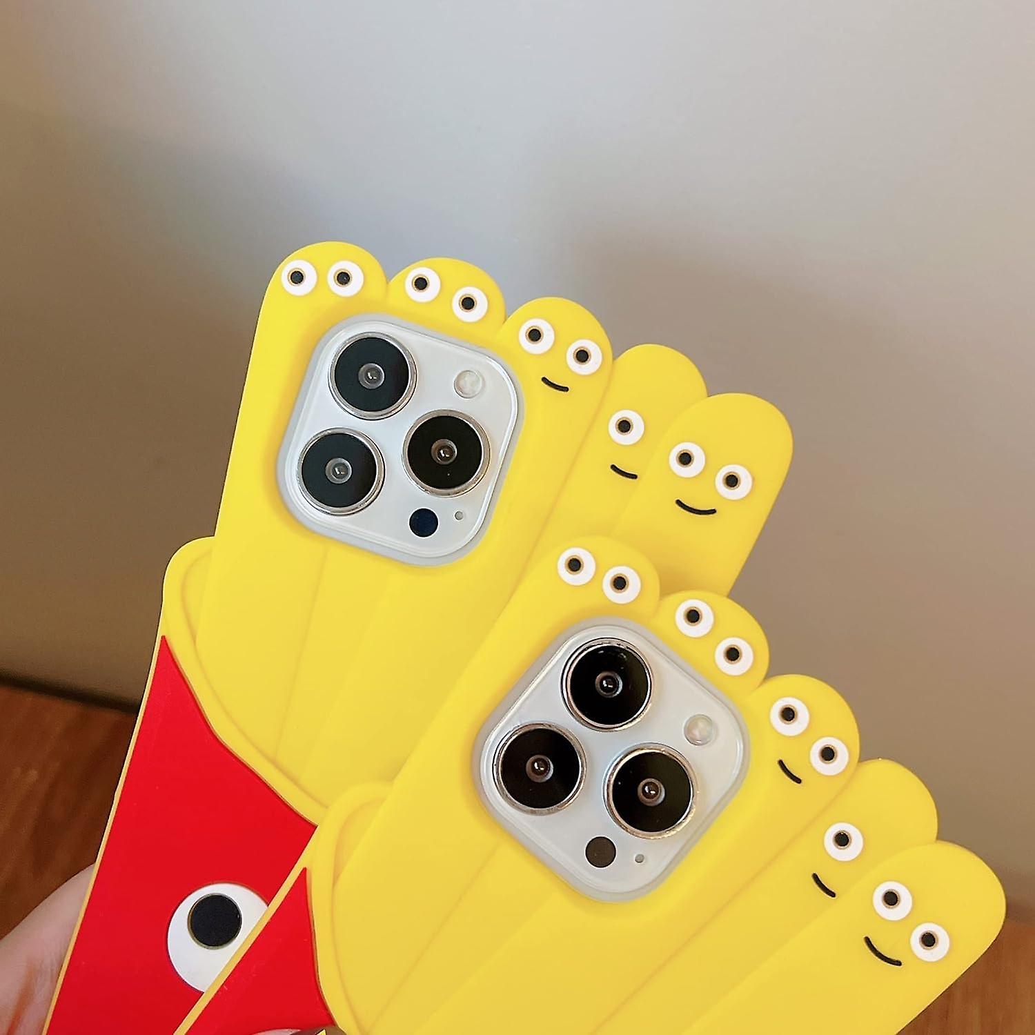 3D Cute French Fries Case for iPhone 13 Pro Max,3D Cute Cartoon Kawaii ...