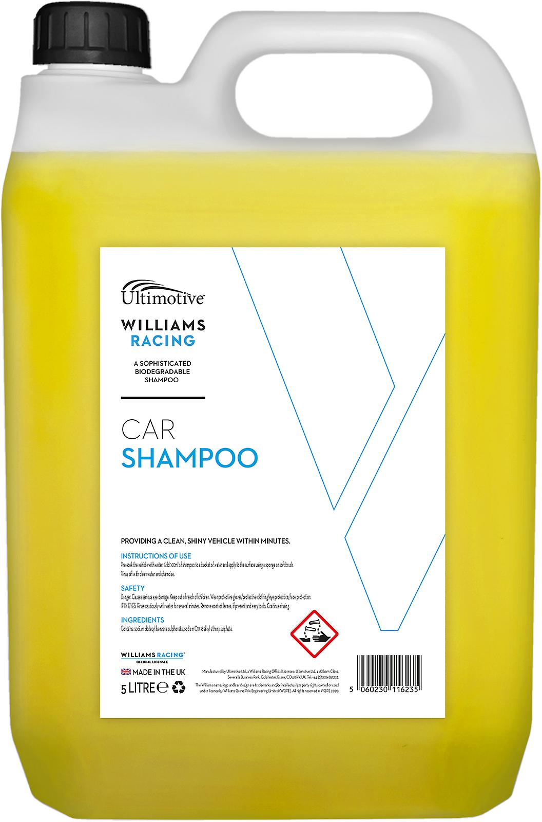 Williams Racing PH Neutral Car Shampoo 5L | Fruugo UK
