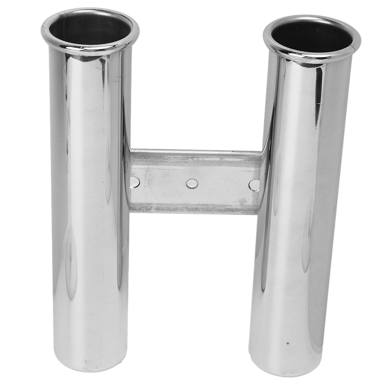 Fishing Rod Rack Tube Stainless Steel 2 Link Tube Rod Holder for Boat ...