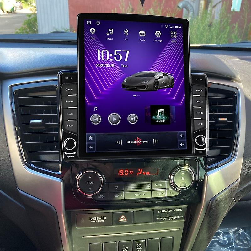 Tesla Type Android For Mitsubishi L200 5 2018 2019 2020 Car Radio ...