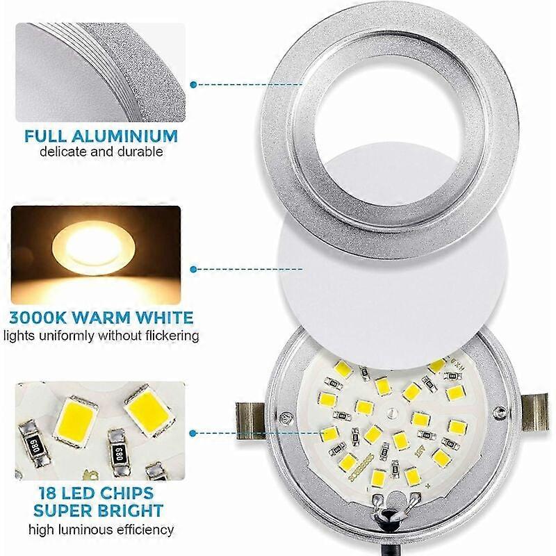 LED Downlight Extra Flat 3 W 12 V LED Downlight Round Dimmable 240 ...